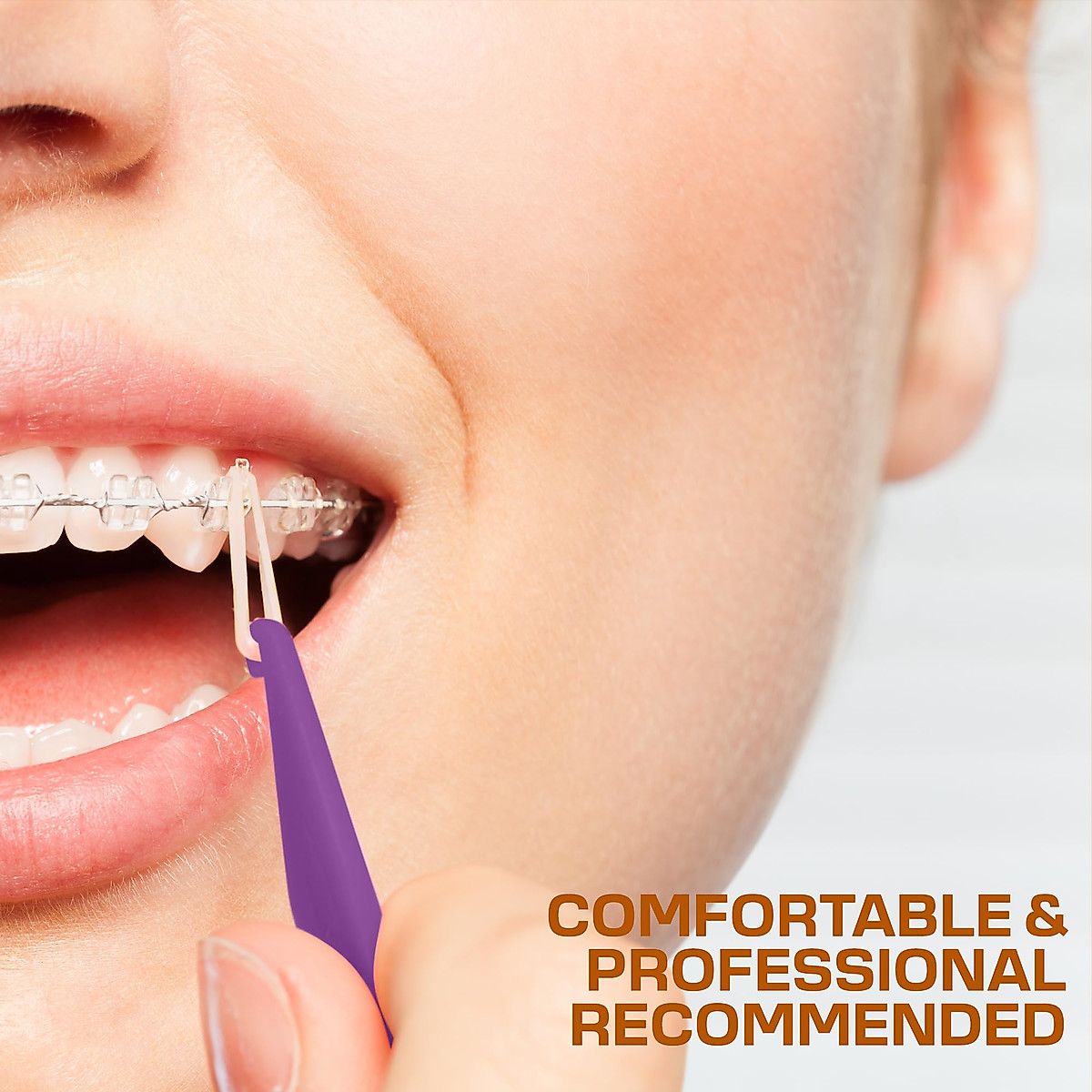 1/4 Inch Orthodontic Elastic Rubber Bands - 100 Pack, Neon, Heavy Force 4.5 oz - Dental Rubber Bands, Teeth Rubber Bands Gap Fixer, Dreadlock Rubber Bands, 1 Elastic Placer for Braces Included