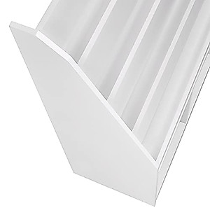 RiverRidge Kids 4 shelves Three Cubbies Bookrack, White (02-251)