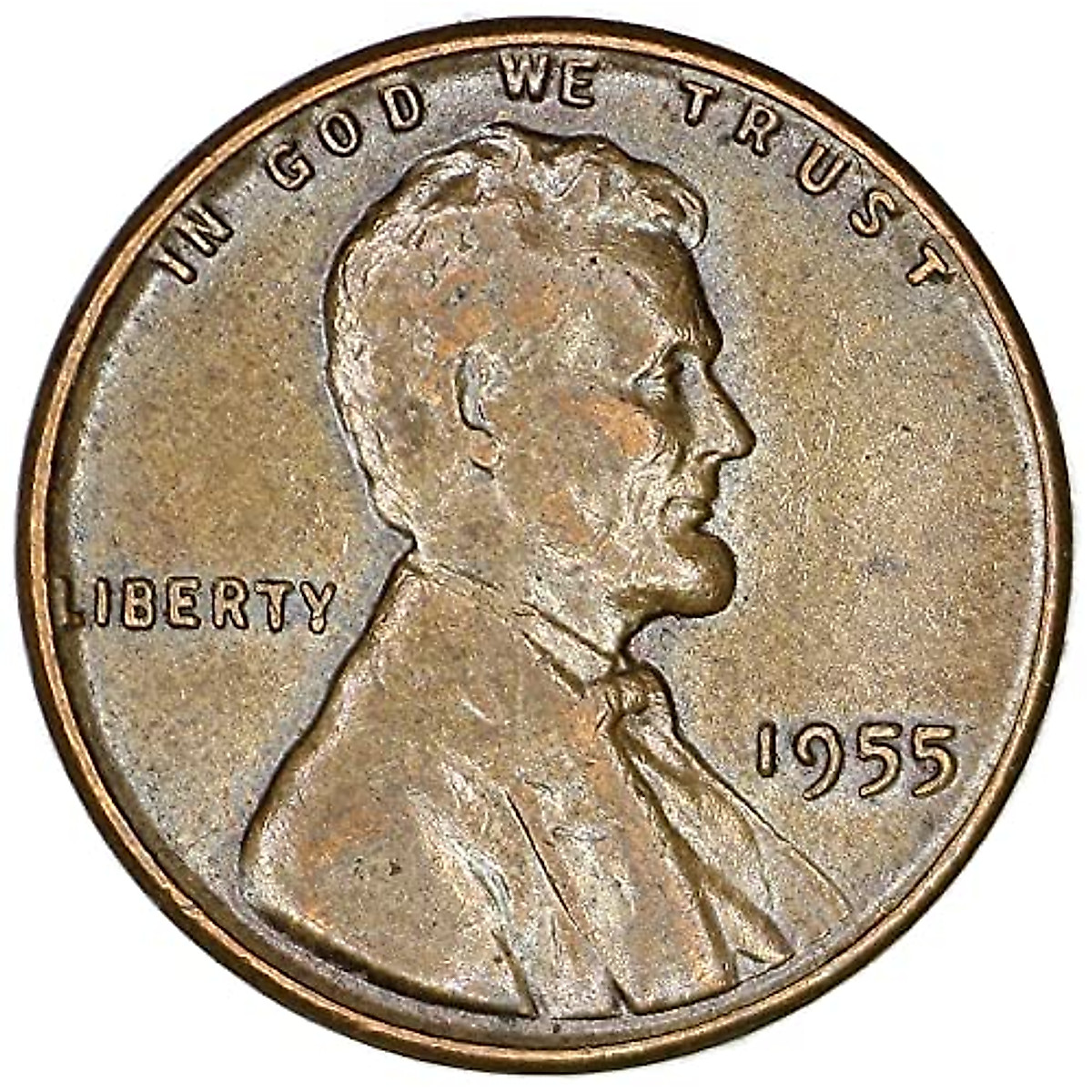 1955 P Lincoln Wheat Penny Seller Good