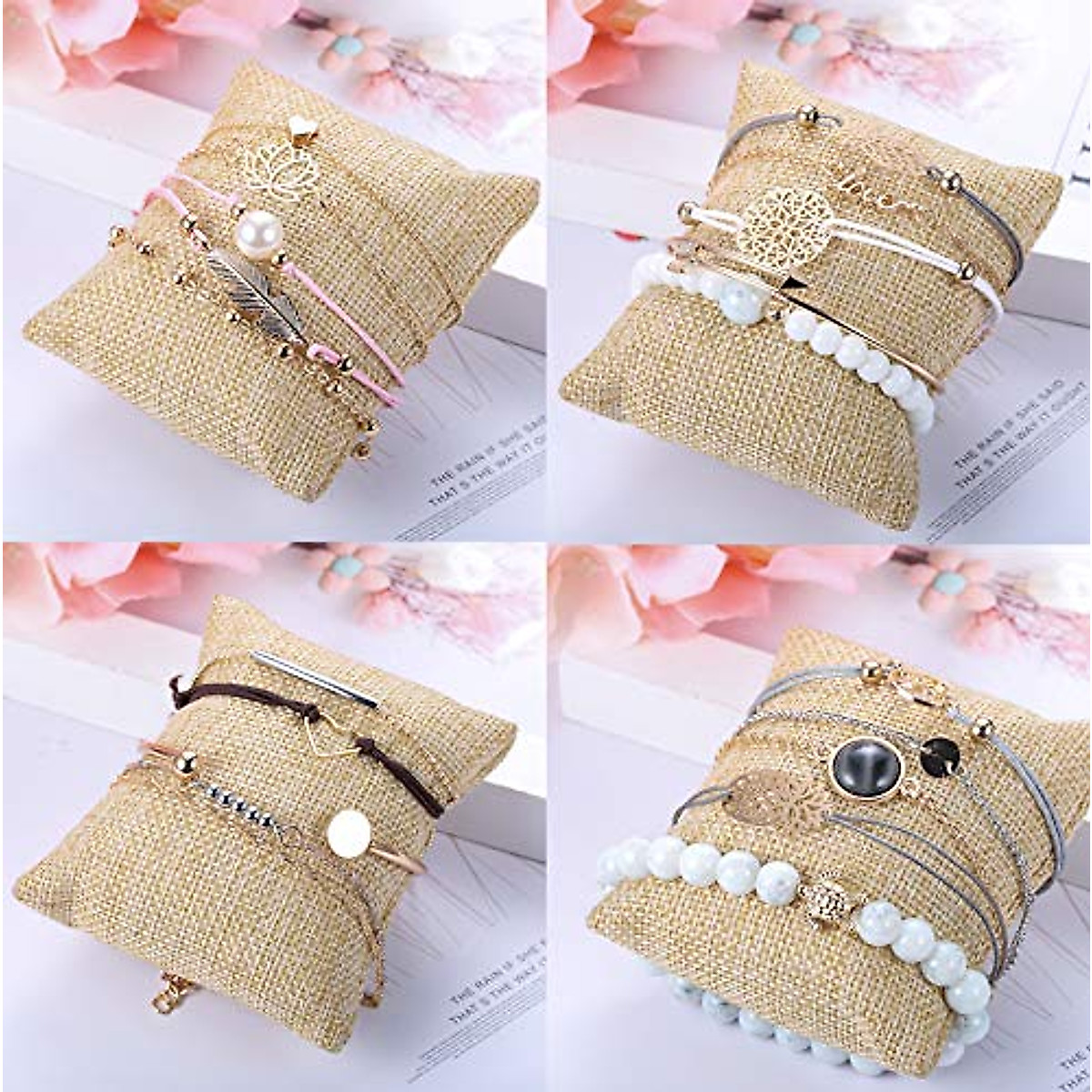 YADOCA 20 Pcs Layered Bracelet Set for Women Multiple Stackable Wrap Bangle Turtle Pineapple Arrow Feather Lotus Assorted Beaded Bracelets Adjustable Jewelry