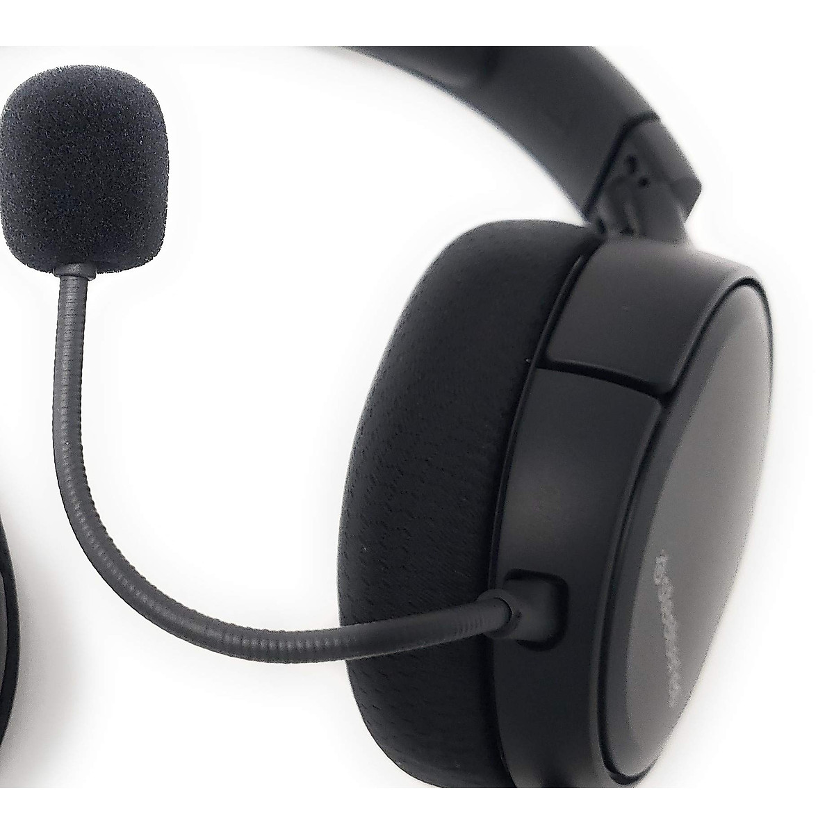 TNE 2 Pack Replacement Game Mic for Steelseries Arctis 1 Headphones Detachable Microphone Boom for Arctis 1 PS4 Pro PS5 Xbox One X Computer PC Gaming Headsets 3.5mm Jack Noise Cancelling