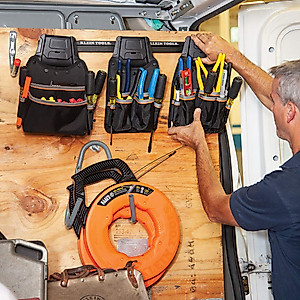 Klein Tools 55921 Tool Rack, Tradesman Pro Modular Wall Mount Rack Works with Klein Click Lock Modular Pouches