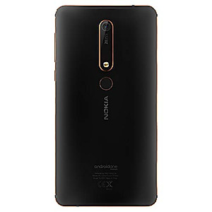 Nokia 6.1 (2018) - Android 9.0 Pie - 32 GB - Dual SIM Unlocked Smartphone (AT&T/T-Mobile/MetroPCS/Cricket/H2O) - 5.5" Screen - Black - U.S. Warranty