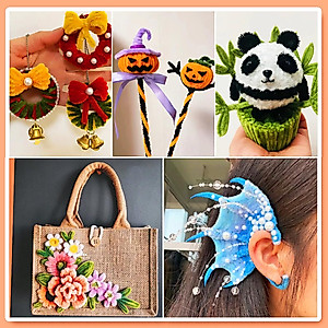 GAGANIU 200pcs Pipe Cleaners, Pipe Cleaners for crafts, Craft Supplies Multicolor Chenille Stems for Art&Craft Christmas DIY projects(12inch*6mm,20colors)