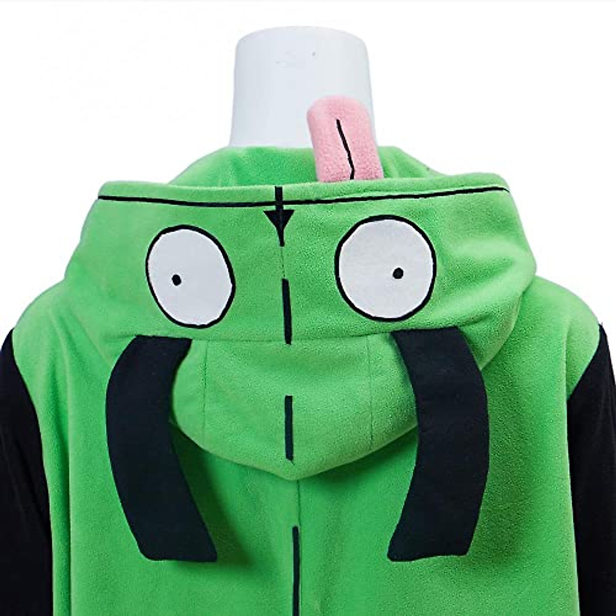 Adult Zim Cosplay Costume Onesie Pajamas for Women Men-S Green