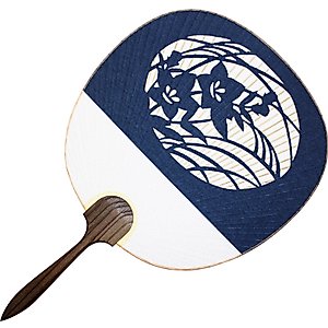 Maruzen Uchiwa Japanese Pattern Window Blue 0