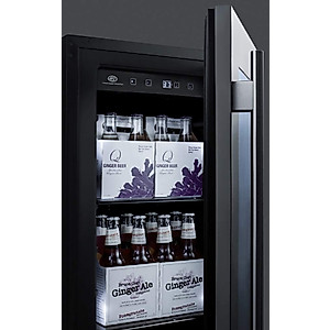 CL181WBV 18" Commercial Beverage Center with 2.9 cu. ft. Capacity Digital Thermostat LED Lighting Professional Handle in Stainless Steel