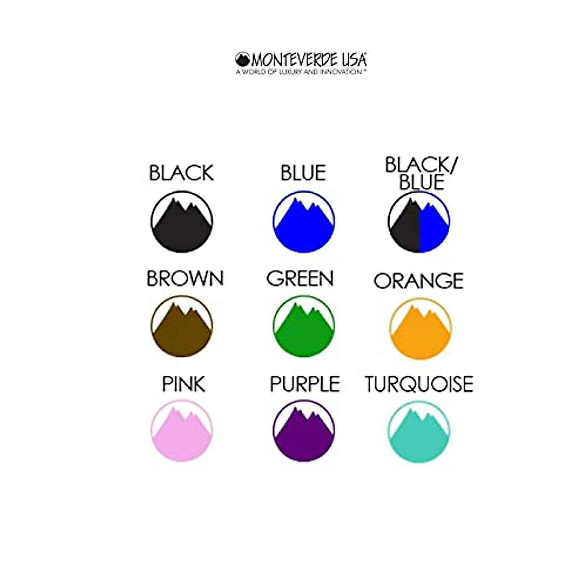 5 Pack - Monteverde "K" Style Ballpoint Refill to Fit Sheaffer Ballpoint Pens, Medium Point, Soft Roll (Bulk Packed) (Blue)