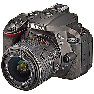 Nikon D5300 24.2 MP CMOS Digital SLR Camera Double Zoom Lens Kit with 18-55mm f/3.5-5.6G ED VR II + 55-200mm f/4.5-5.6G - International Version (No Warranty)