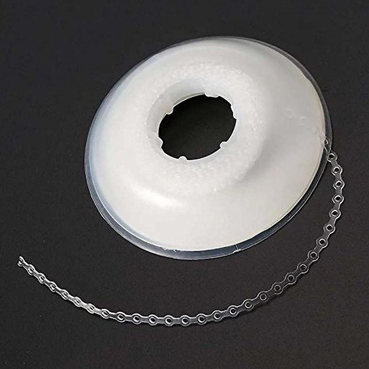 RZJZGZ Gray Dental Orthodontic Elastic Chain Power Chains Brace Orthodontic Spool Elastic Rubber Band (Short)