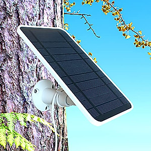 DIANMU Solar Panel Compatible with SimpliSafe Outdoor Security Camera,with 13FT Weatherproof Cable and Aluminum Alloy Adjustable Mount (2 Pack)