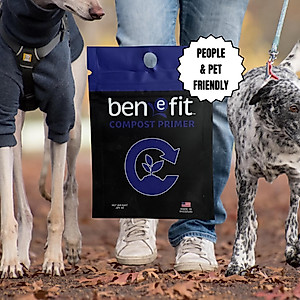 BENEFIT CANN Compost Primer .64 Ounce Organic Fertilizer, Guaranteed Analysis: 1-1-1. Beneficial Soil Microbes & Soil Mycorrhiza, 5 Billion Colony Forming Units/Gran. Use in Any Composting Operation