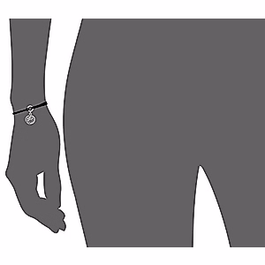 Alex and Ani Kindred Cord Maple Leaf Black Bracelet