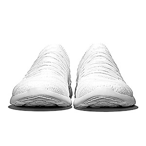 APL: Athletic Propulsion Labs Men's Techloom Wave Sneaker, White/White, 14