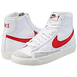 Nike Women's Low-Top Sneakers, White Habanero Red Sail, 12