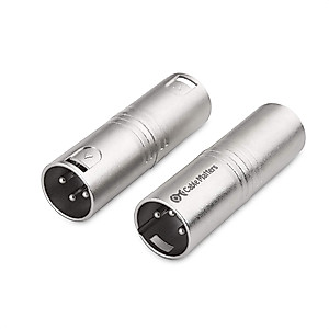 Cable Matters 2-Pack XLR Male to Male Adapter, XLR Coupler, XLR to XLR Gender Changer, XLR Adapter - Male to Male