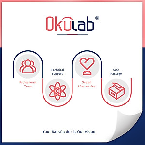 Okulab Test Tube Rack, 30 Holes Stainless Steel Test Tube Rack, with Extended Edges Providing Handles, Suitable for Tubes of Dia.≤18mm, Round Holes Test Tube Holder, for Classroom, Lab, TTRS30A1