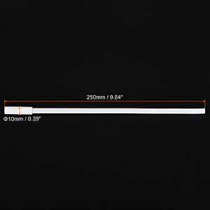 MECCANIXITY Magnetic Stir Bar Retriever 250mm(9.84 inch) Length PTFE Coating White