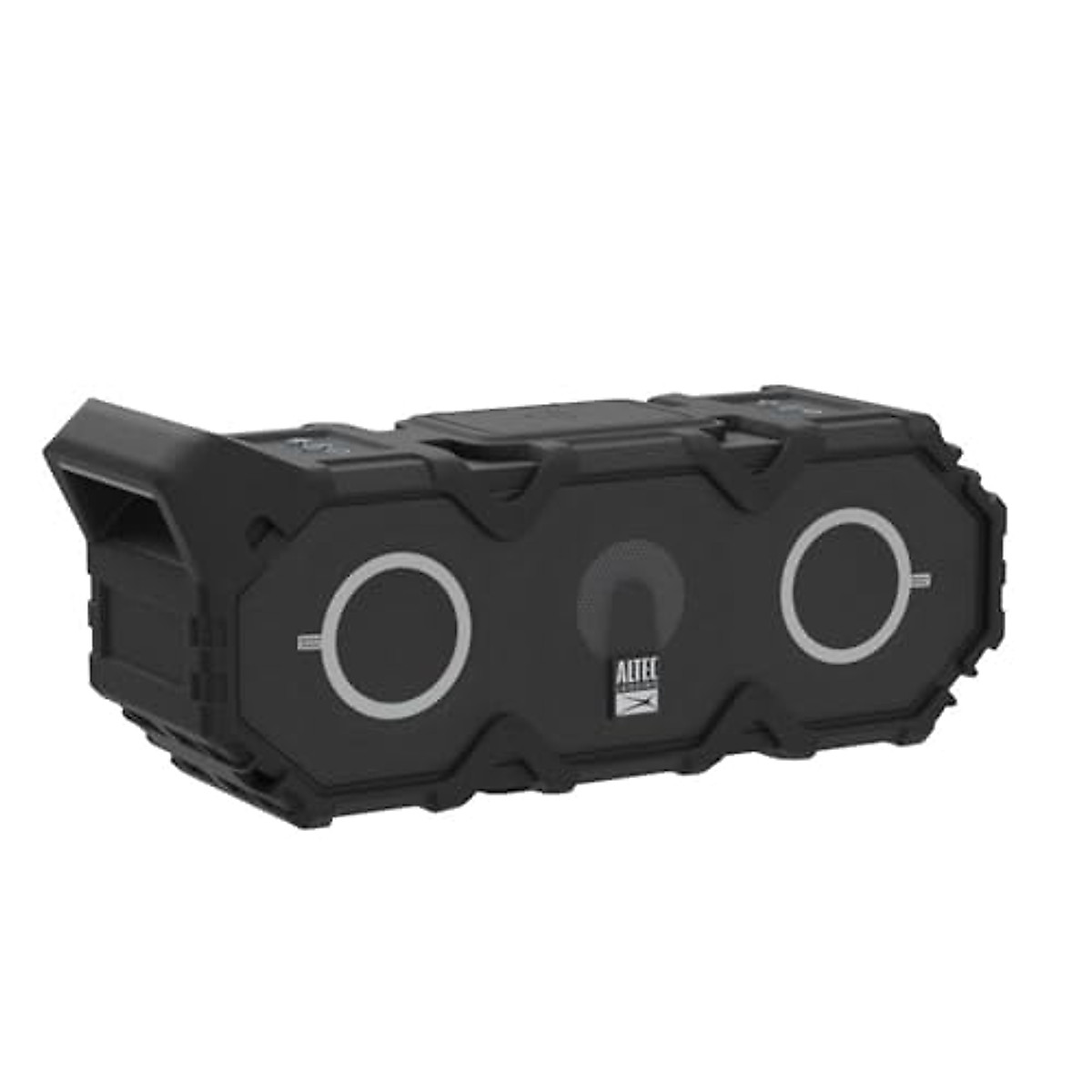 Altec Lansing Super Lifejacket Jolt - Waterproof Bluetooth Speaker, Durable & Portable Speaker with Qi Wireless Charging and Customizable Lights, Wireless Speaker for Travel & Outdoor Use