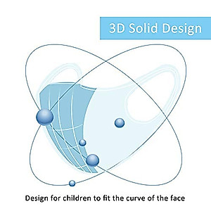 Kids Children Animals Cartoon Face Mask, Washable Face Shield Cover, Anti-Dust, Reusable 5Pcs