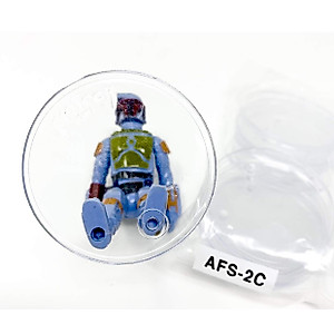 Protech AFS-2C Clear Action Figure Stands fit Vintage Star Wars Figures & More, Pack of 10