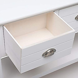 Sideboard,Buffet Cabinet Storage Kitchen Cabinet Farmhouse Buffet Server Bar Wine Cabinet Console Table for Kitchen,Dining Room,Living Room,Entryway,White 45.3"x11.8"x29.9" Wood