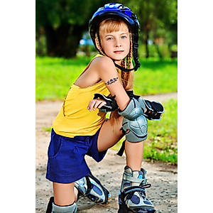 Best of GlitZGlam Stencit Set, Body Adhesive and Glitter Tattoo Kit Original - with 6 Large Glitters & 12 Stencils - HYPOALLERGENIC and DERMATOLOGIST TESTED! - for boys & Girls. Children Tattoos by Gl