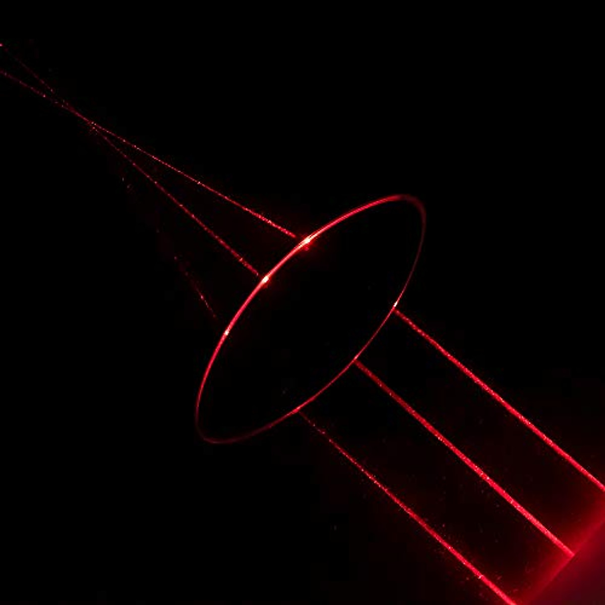 StayMax Concave Convex Lens Set Optical Glass Lens for Physics Teaching 2 Pack