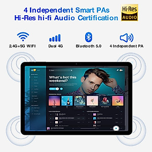 DOOGEE T30 PRO Tablet,11''2.5K Android Tablet, 15GB+256GB Android 13 Tablets, Octa-Core Gaming Tablet, 8580mAh,Hi-Res Quad Speakers, 20MP Camera, TÜV Low Bluelight, Split Screen Green