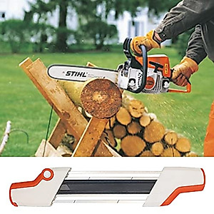 QZTODO 2 in 1 Chainsaw Sharpener for 3/8" Saw Chain,Easy File Chain Saw Sharpener Tool