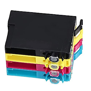 Hilitand 4PCS Printer Ink Cartridge Color Printing Large Capacity Ink Cartridge Replacement for Office Print Photos, Test Papers, Documents