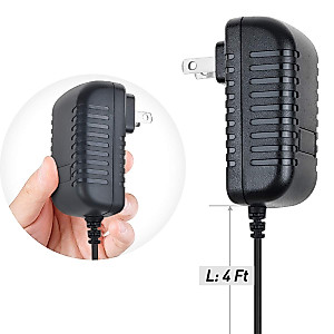 SupplySource Adapter Charger Replacement for Atari Jaguar or Sega Genesis Power 9V 1A 5.5 * 2.1mm