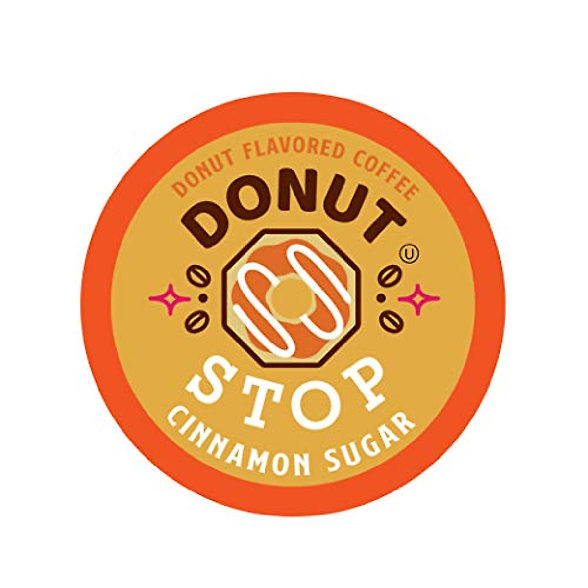 Donut Stop Flavored Coffee Pods, Compatible with 2.0 K-Cup Brewers, Donut Flavor Coffees, Assorted Variety Pack, 40 Count
