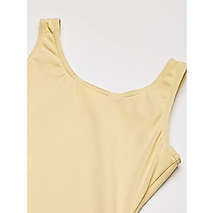 Capezio Girls' Big Classic High Tank Leotard, Butter, Medium