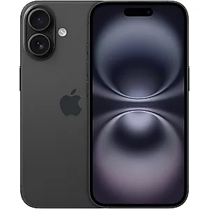 Apple iPhone 16, US Version, 128GB, Black - Unlocked (Renewed)