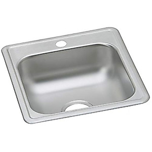 Elkay D117211 Dayton Single Bowl Drop-in Stainless Steel Bar Sink 17 x 21