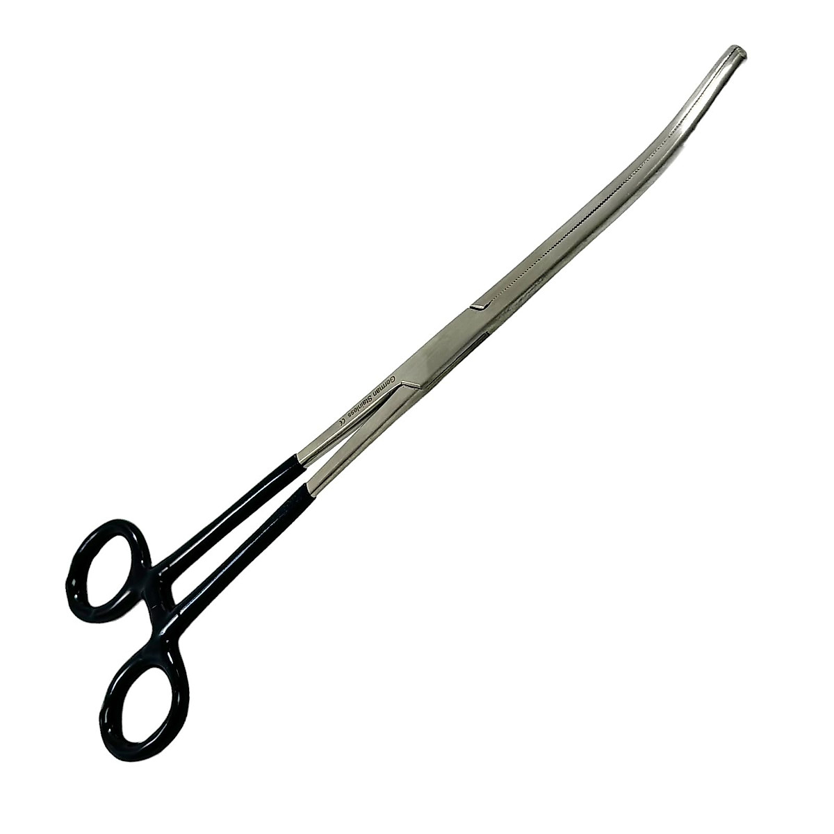 German Stainless Curved Forceps, Hemostat Forceps clamp 10" (Cynamed Brand)