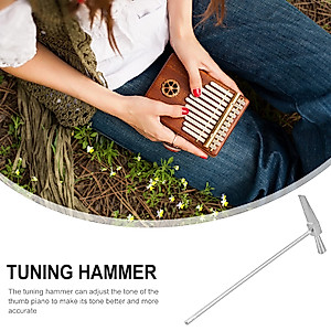 EXCEART 1 Set Thumb Piano Accessories Scale Stickers Red and Green Stickers Bling Accessories Lip Gloss Kit Finger Piano Start Kits Diy Kalimba Kit Thumb Piano Accessory for Beginner Map