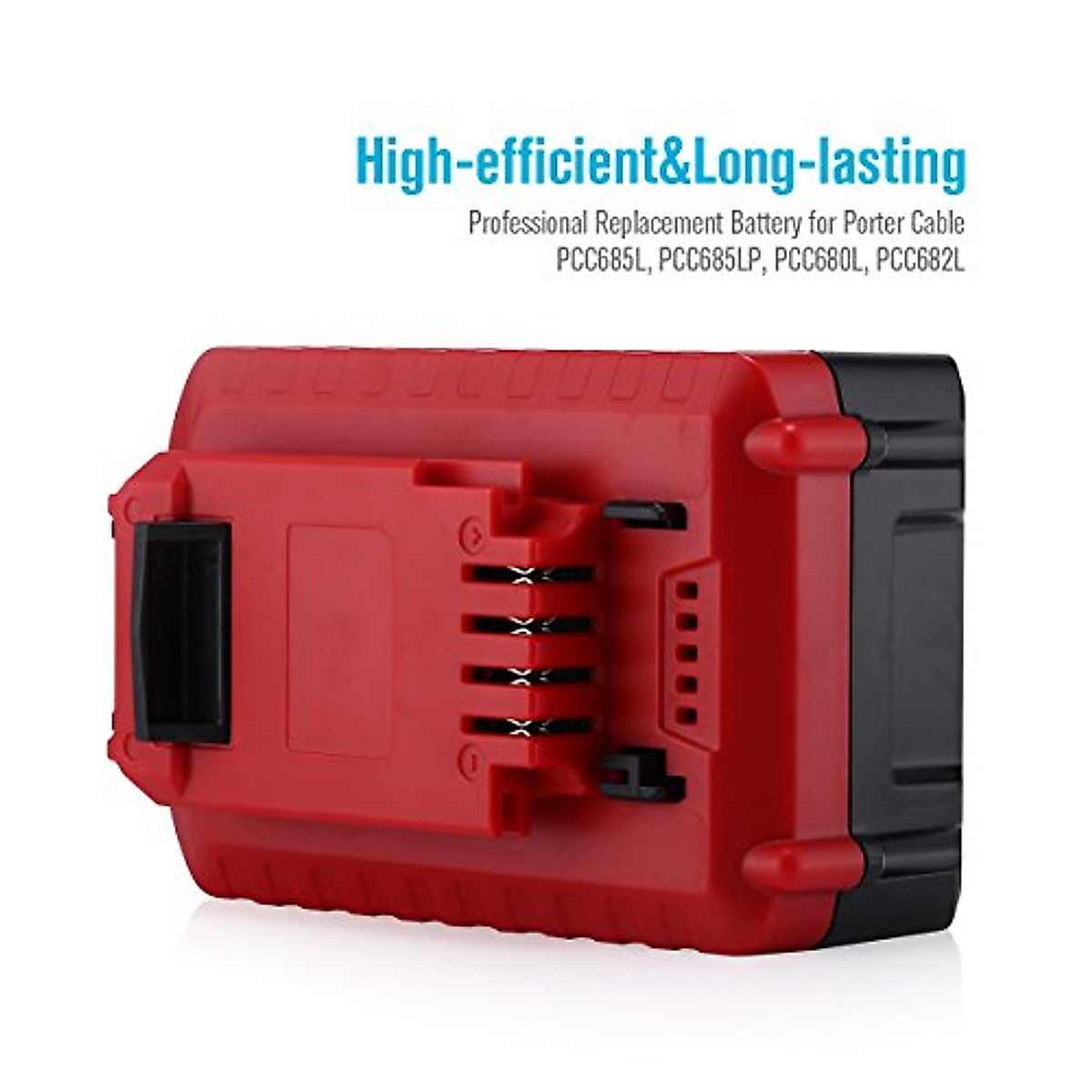 Powerextra 2 Pack 6.0Ah 20 MAX Lithium Replacement Battery for Porter Cable PCC685L PCC680L