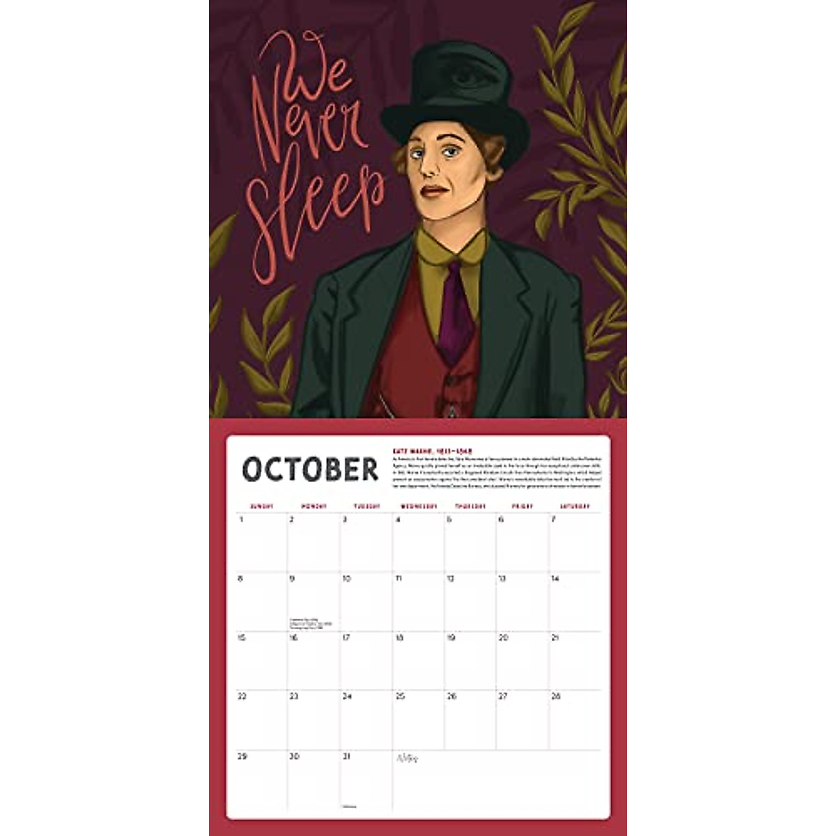 2023 Women Who Broke Glass Ceilings Wall Calendar: 12 Legendary Women Who Always Persisted and Fought Their Way to the Top (Monthly Art Calendar thru Dec. 2023, Inspirational Gift)