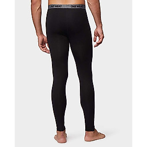 32 Degrees Mens Heat Performance Thermal Baselayer Pant Leggings, Black, X-Large