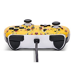 PowerA Enhanced Wired Controller for Nintendo Switch - Pikachu Moods, Gamepad, game controller, wired controller, officially licensed