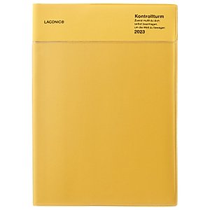 Laconic LIM84-210YE Weekly Planner, Starts March 2023, B6, Yellow