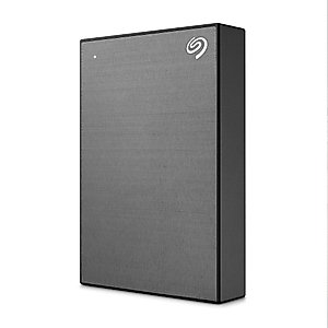Seagate One Touch, 5TB, Portable External Hard Drive, PC Notebook & Mac USB 3.0, Space Grey, 1 Year Mylio Create, 4 mo Adobe CC Photography, Amazon Excl. (STKB5000405)