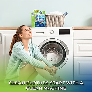 True Fresh Washing Machine Cleaner Tablets, 15 Solid Deep Cleaning Tablet, Finally Clean All Washers Machines Including HE Front Loader Top Load