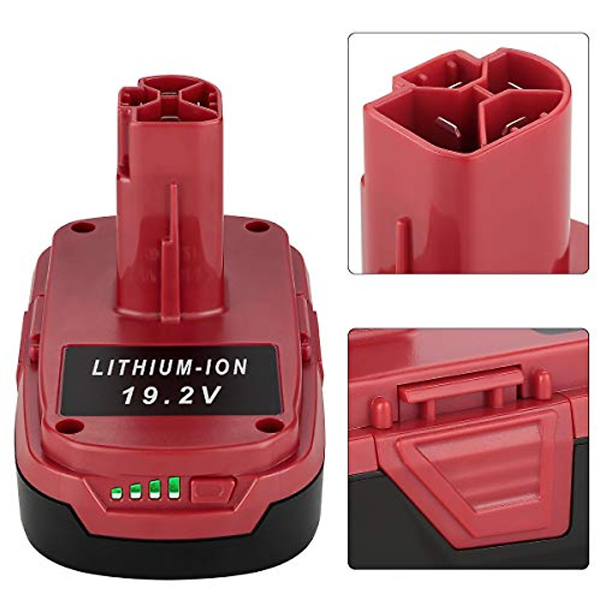 Energup 2Pack 3.5Ah Replacement Craftsman 19.2Volt Battery Lithium for Craftsman C3 XCP Craftsman 19.2V Battery 130279005 1323903 130211004 11045 315.115410 315.11485 for 19.2V Craftsman Battery