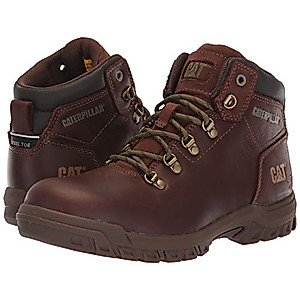 Cat Footwear Women's Mae Waterproof Steel Toe Work Boot, Black, 8