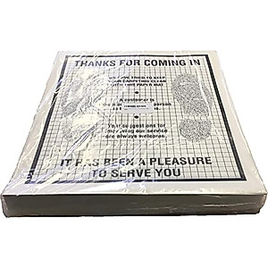 AutoMat Plastic Coated Disposable Paper Automotive Floor Mat (Case of 500)