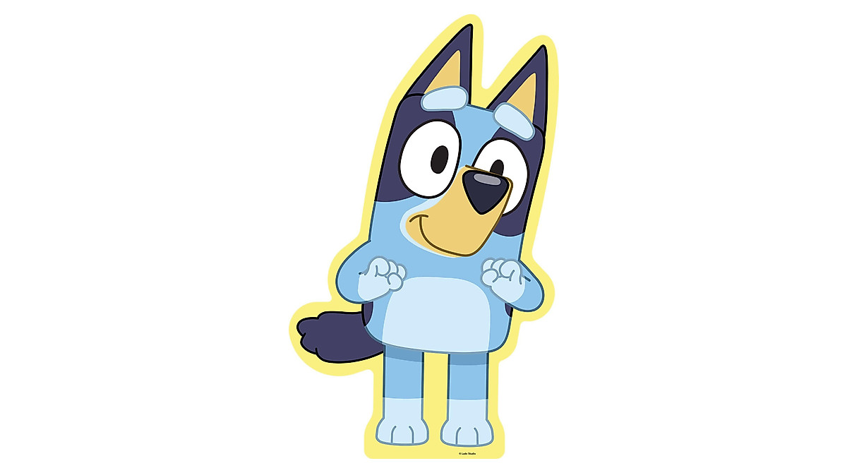 Vibrant Bluey Cardboard Cutout – Perfect for Parties!