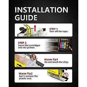 INK4U Compatible LC203 LC201 Ink Cartridges Replacement for Brother LC203 Ink Cartridges Brothers printer LC203XL LC201XL for MFC-J480DW MFC-J680DW MFC-J880DW MFC-J885DW J4420DW (4B/2C/2M/2Y,10 Packs)